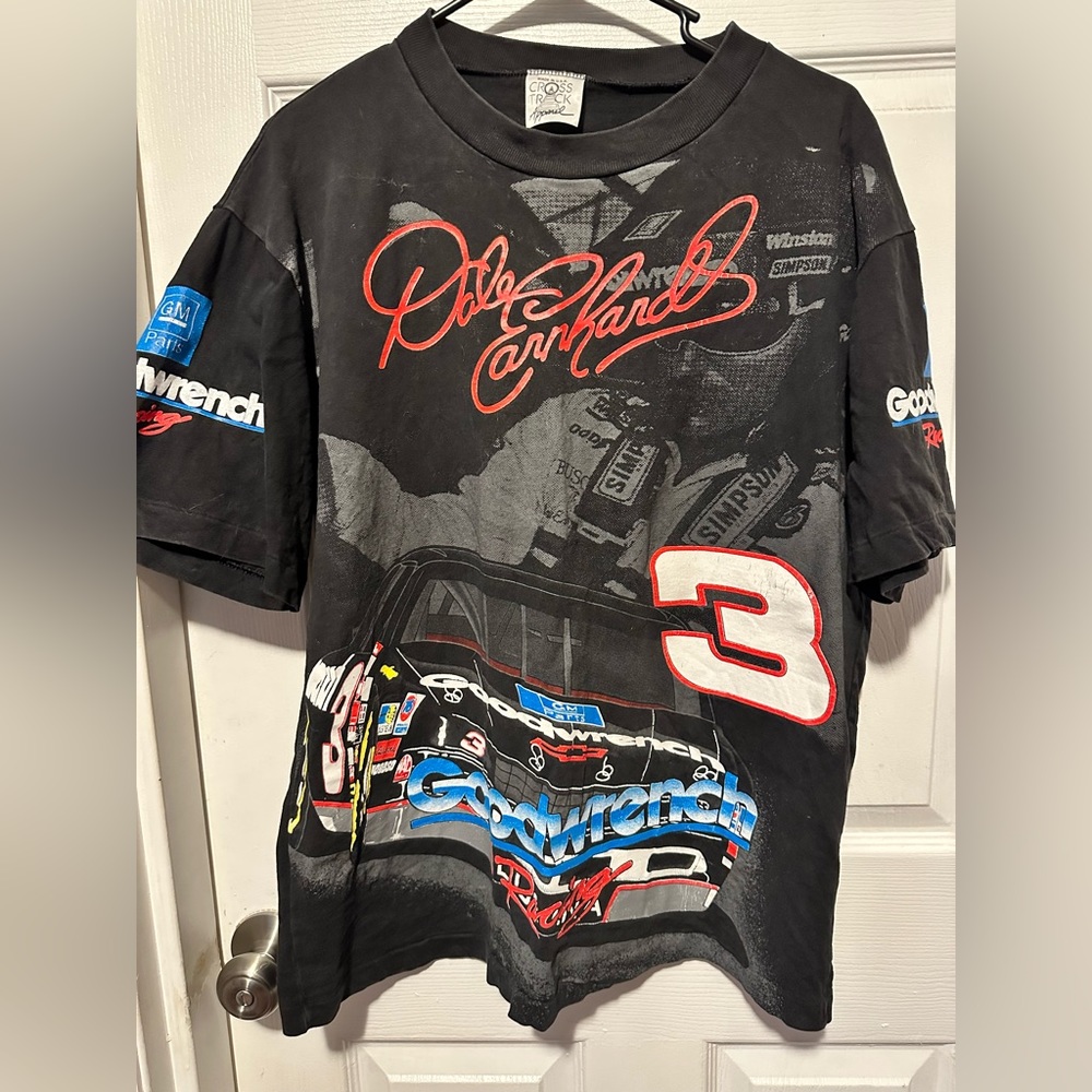 Vintage Dale Earnhardt Graphic Tshirt Cross Track App… - Gem